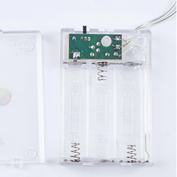 Instalatie Craciun LED, 5m, 50 luminite, 3xAA, Alb - eMAG.ro