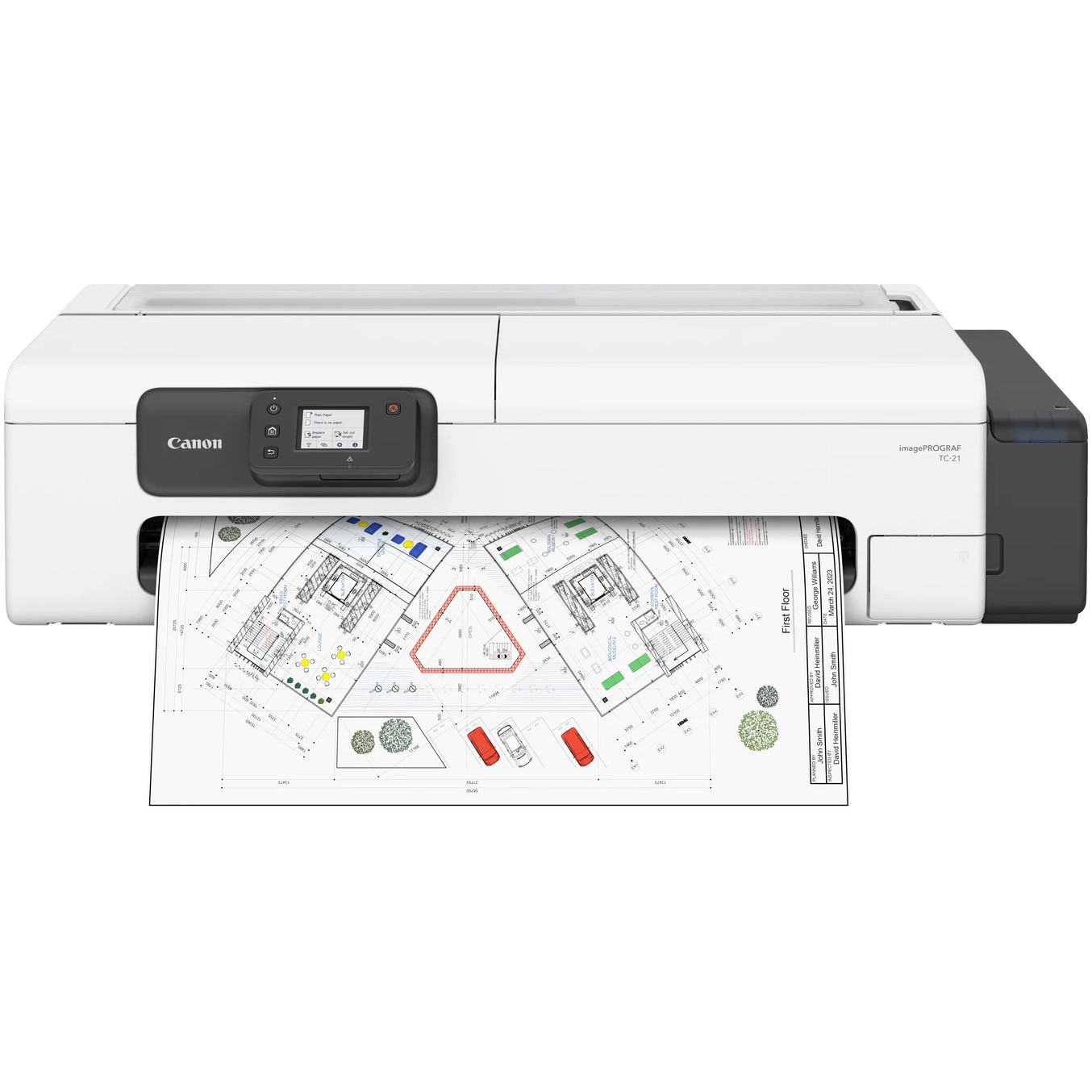 Plotter Canon ImagePROGRAF TC-21 format A1-A2, 4 culori, 24" 1GB, 2400 ...