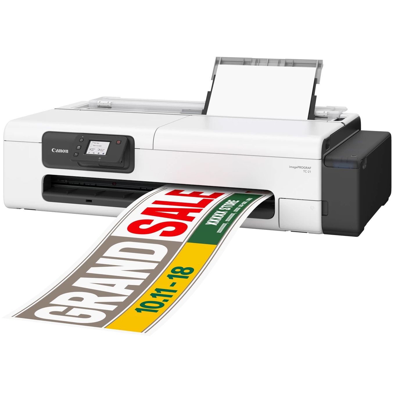 Plotter Canon ImagePROGRAF TC-21 format A1-A2, 4 culori, 24" 1GB, 2400 x 1200 dpi - eMAG.ro