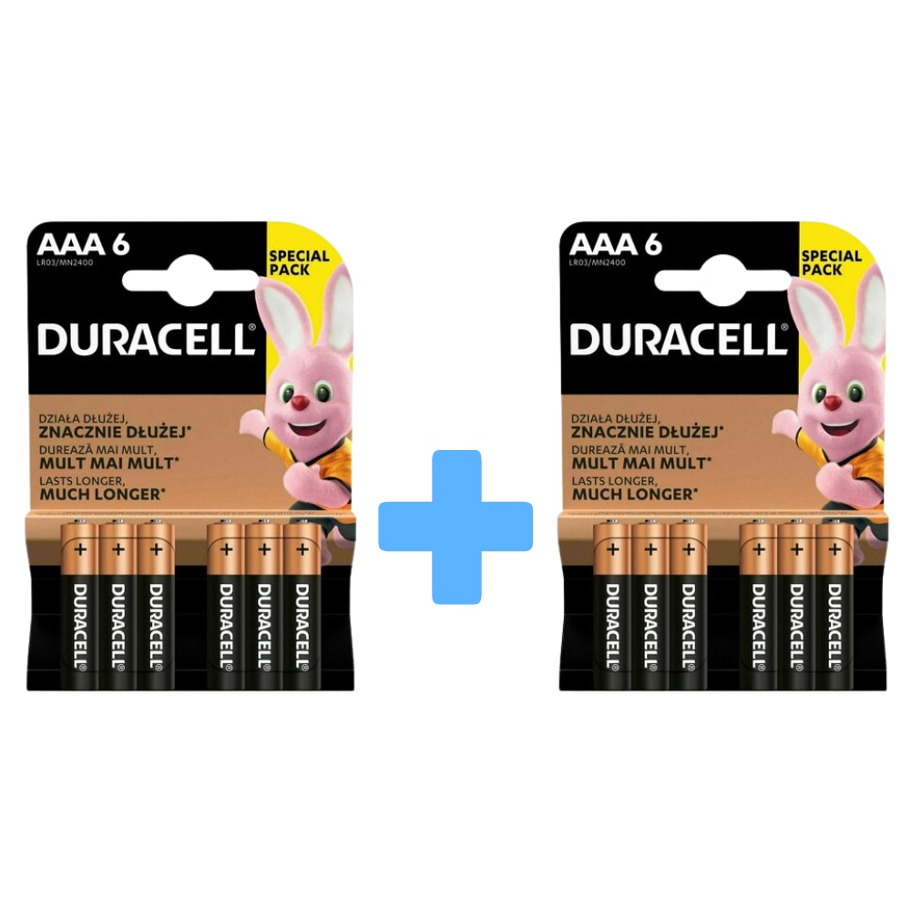 Baterii Duracell Basic, AAA 6 + 6 buc - eMAG.ro
