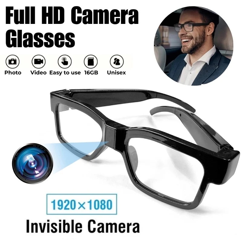 Ochelari Spion cu Camera iUni G7, Full HD, 16GB Card Micro SD, Night ...