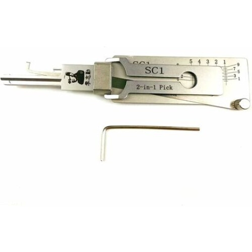 Set scule 2 in 1 pentru deschiderea usilor, unelte profesionale pentru ...