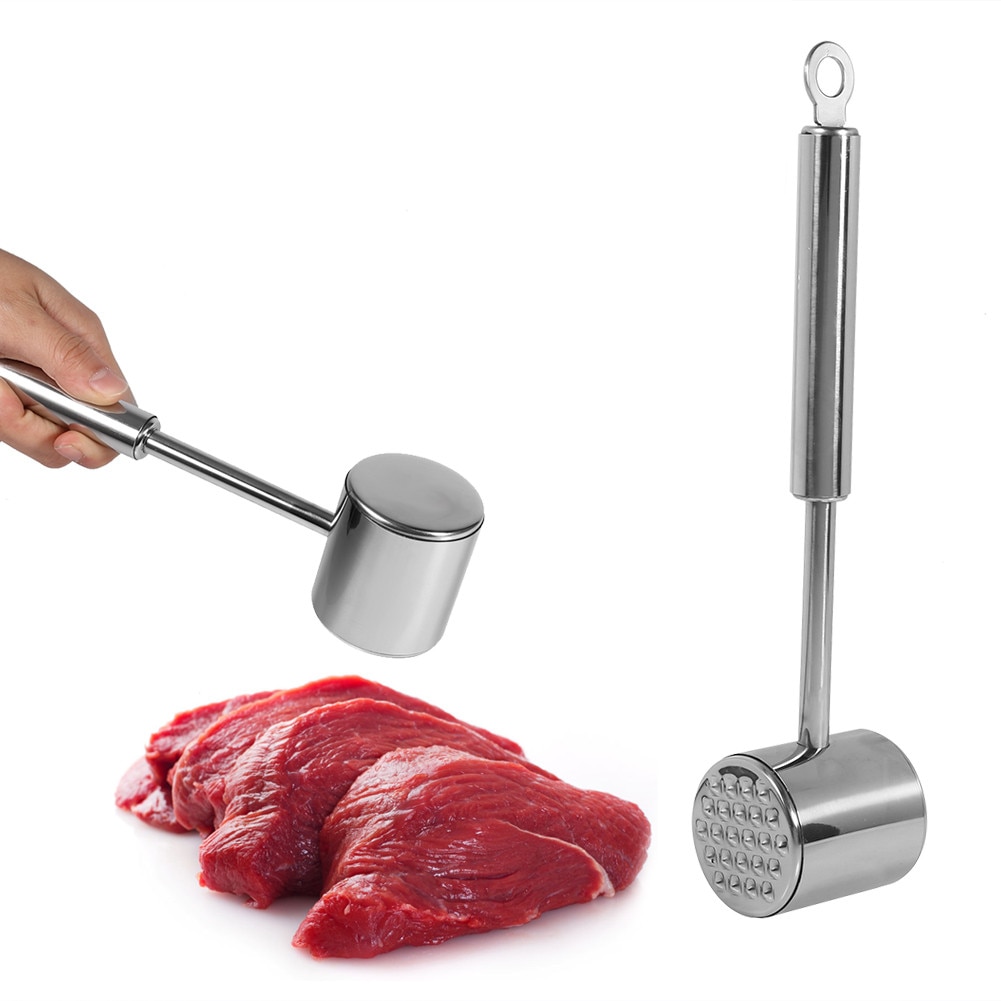 Ciocan din inox Jormftte, cu doua fete, 27cm, pentru fripturi si carne ...