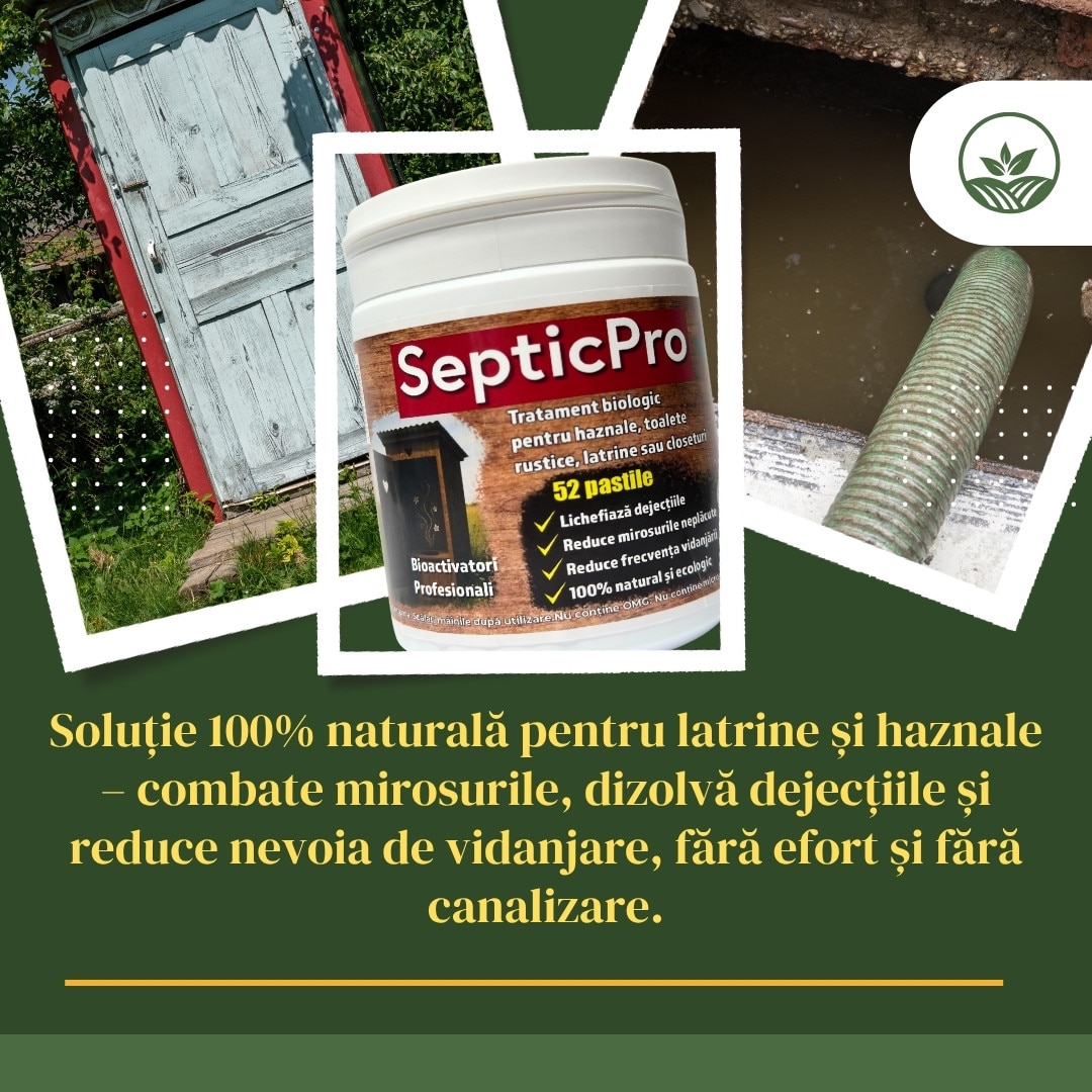 Bioactivator Buha SepticPro, tratament pastile pentru WC, Hazna ...