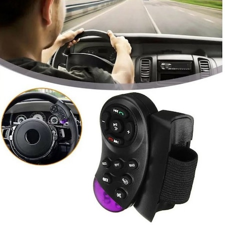 Telecomanda auto SkyTechs® pentru control multimedia masina comenzi ...