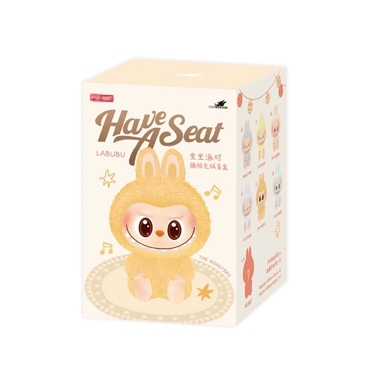 Jucarie de plus, Labubu, Sitting Party Series, a doua generatie, Random ...