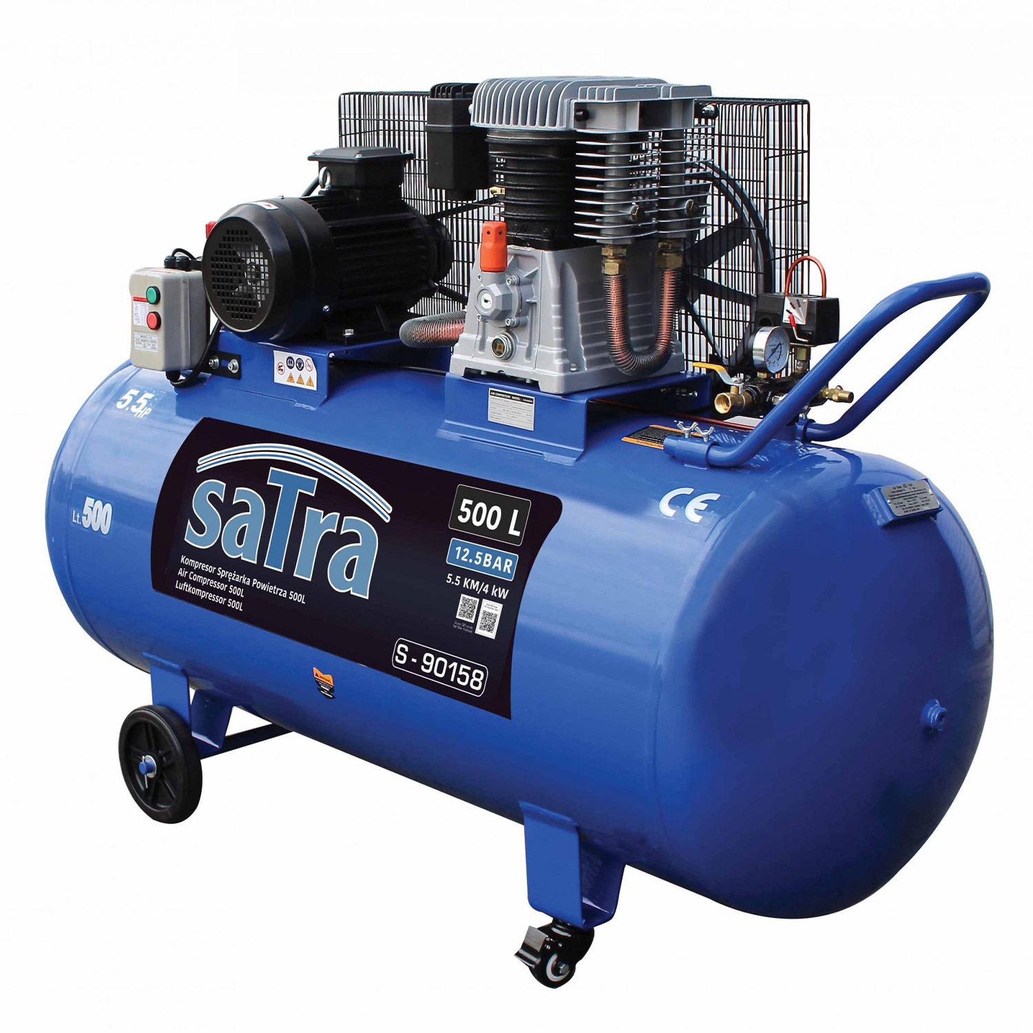 Légkompresszor, Satra, 500l, 4 Kw, 5.5 le, 380V - eMAG.hu