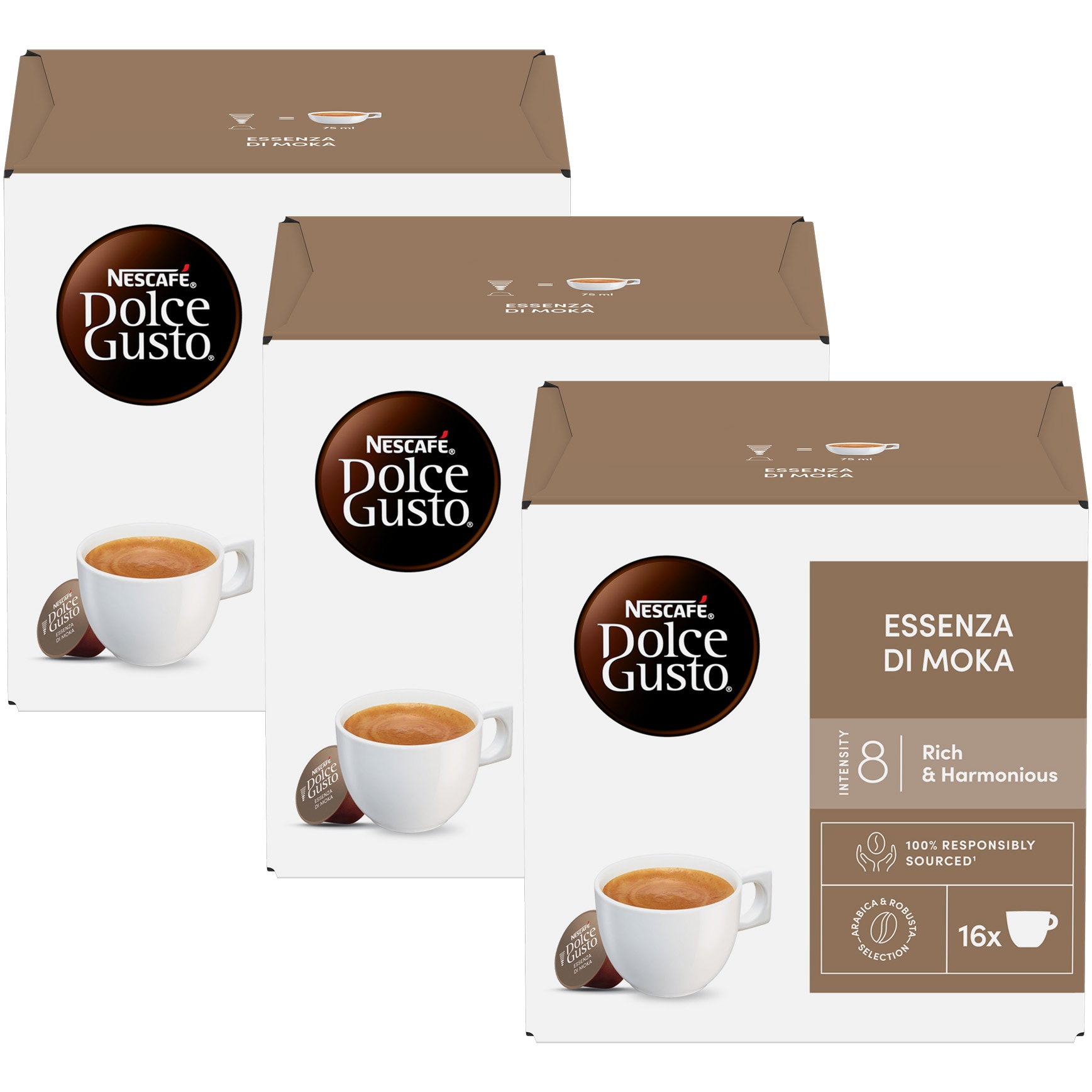 Set 3 x Capsule Nescafe Dolce Gusto Essenza di Moka 48 Capsule, 432g ...