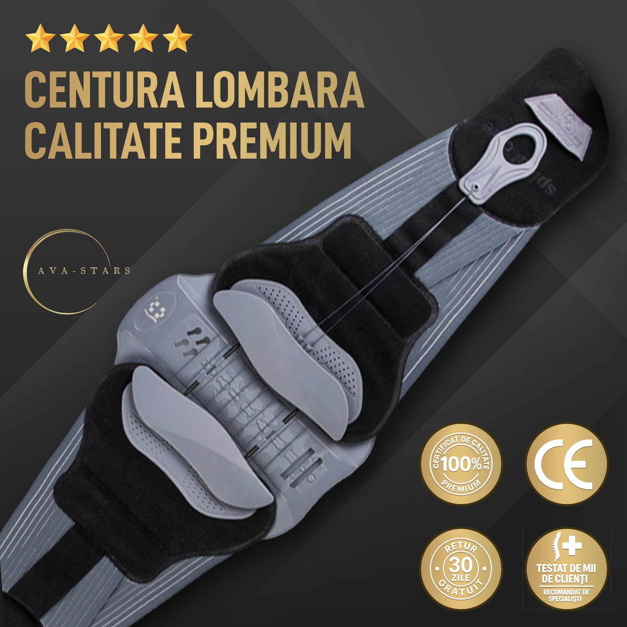 Centura Lombara, Suport Zona Lombara pentru Decompresie Coloana V ...