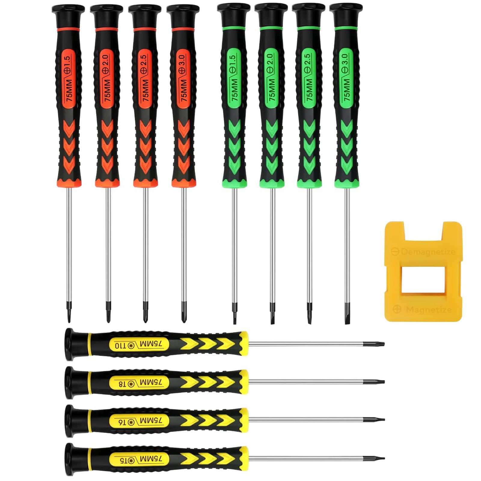 Set De Surubelnite Cu 12 Piese Cu 1 Magnetizator, Set De Mini ...
