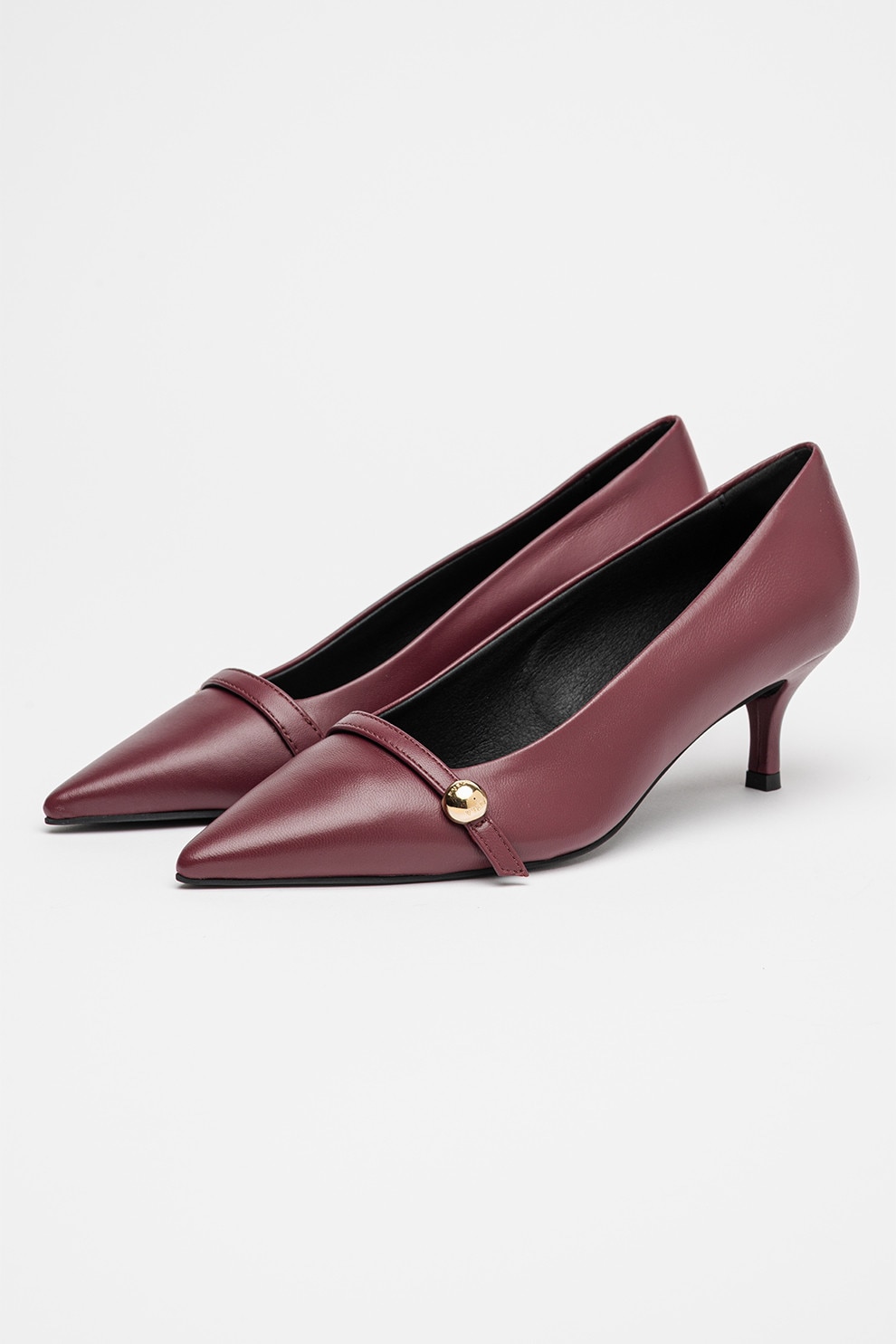 Furla, Pantofi de piele cu varf ascutit Sfera - eMAG.ro