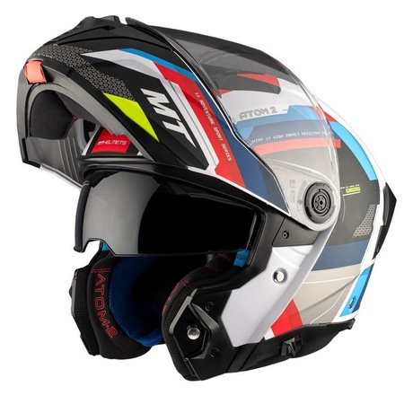 MT Atom 2 moduláris felhajtható sisak ATV-hez, motoroshoz, túrázáshoz ...