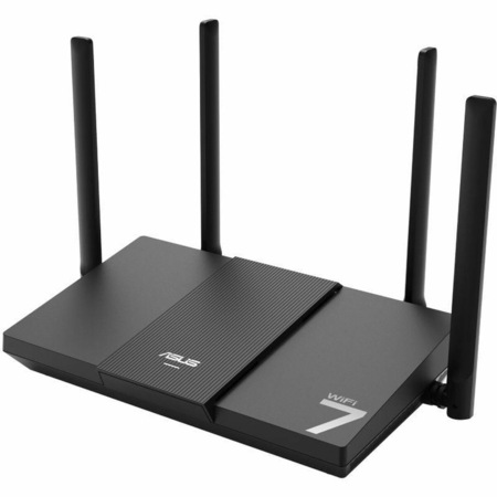 ASUS RT-BE50 router, 4 mag, 2,4 GHz - 5 GHz, fekete, RJ45 - eMAG.hu