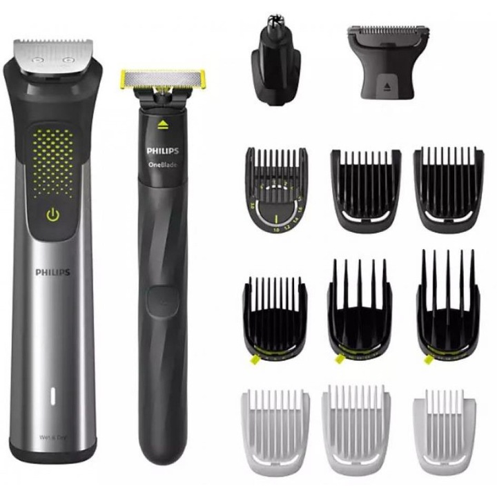 Aparat de tuns Philips All-in-One Trimmer Series 9000, accesorii, negru ...