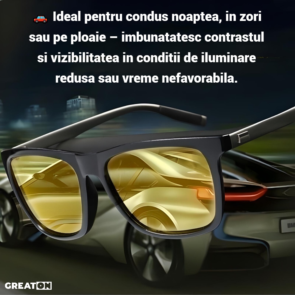 Ochelari De Condus M30 GREATON – Polarizati Pentru Noapte, Cu Lentile ...