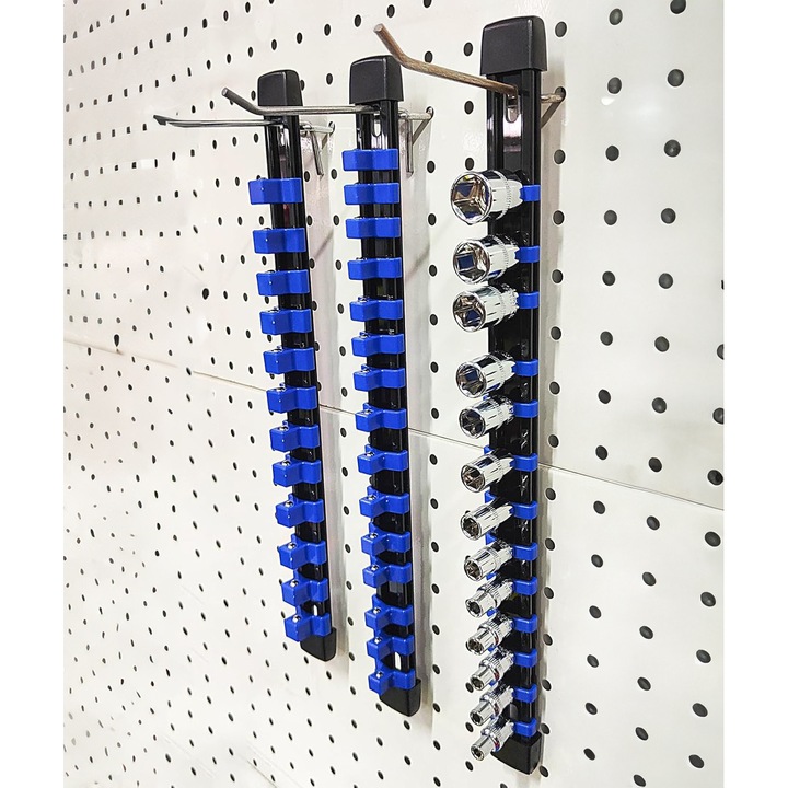 Релсов органайзер с 16 места за глухи ключове, Zola, размер на вложката ...