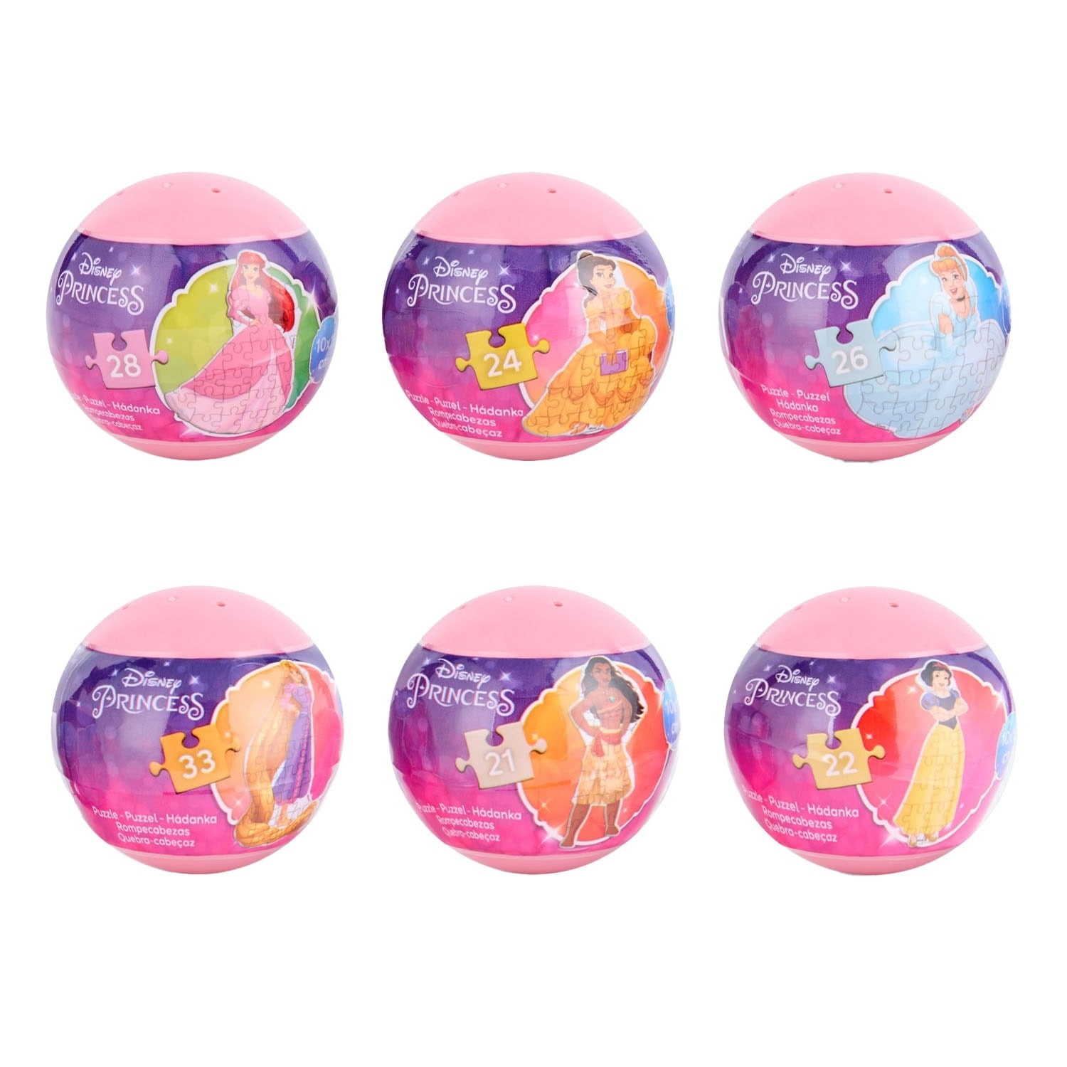 Fard de ochi, Create It!, set culori delicate, ambalaj pufos, roz, 6 ...