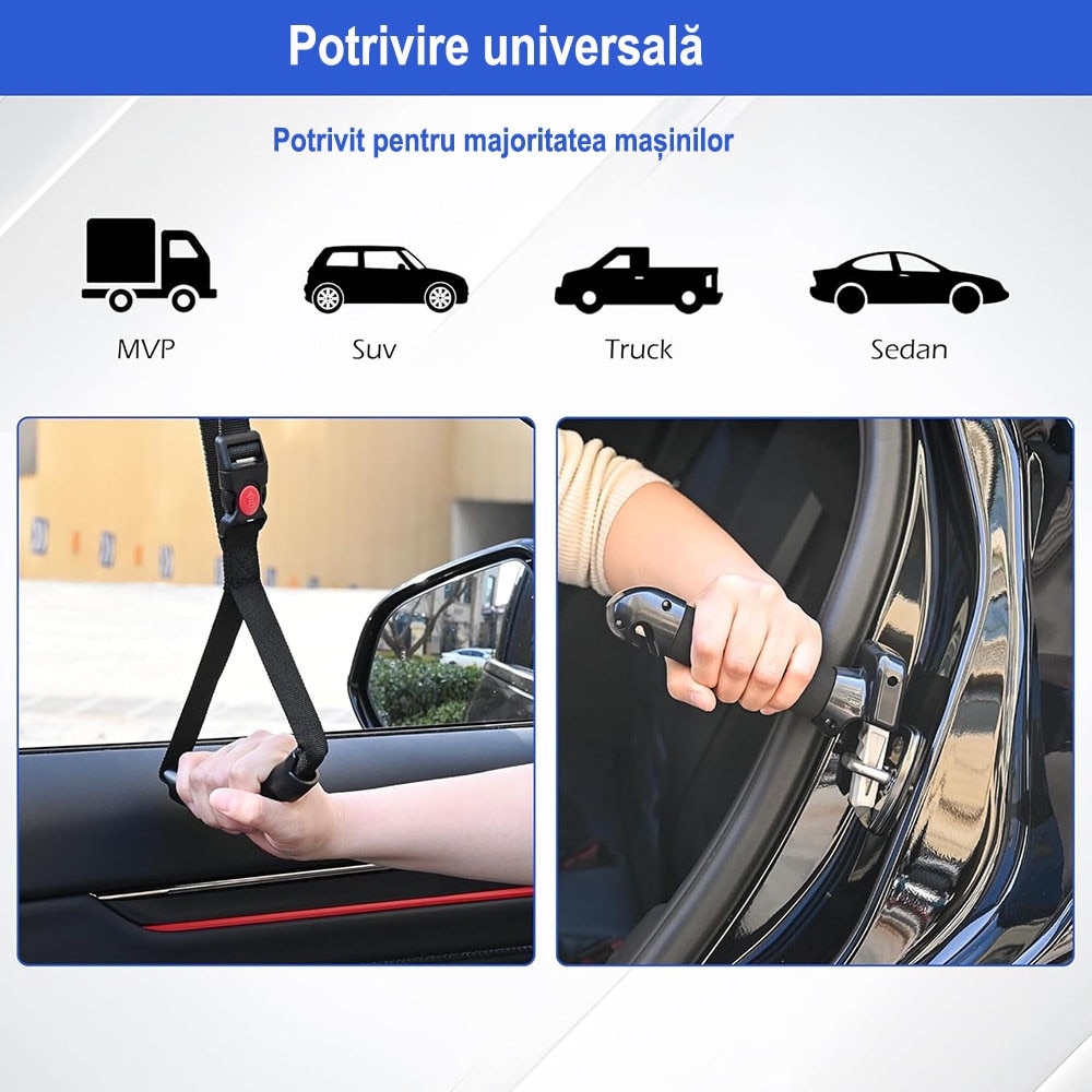 Kit siguranta auto maner de asistenta, kit auto, ciocan de urgenta 3 in ...