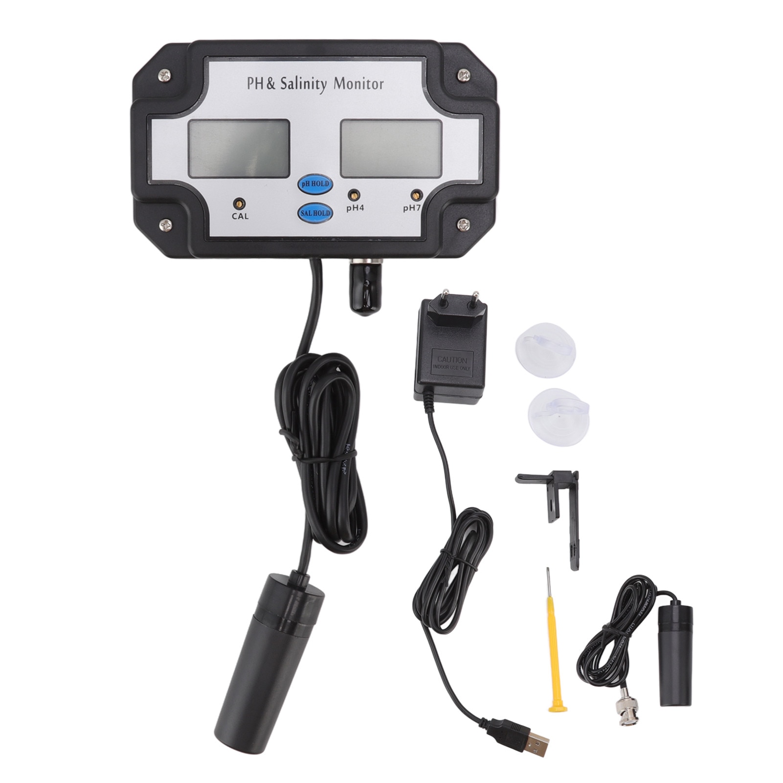 Contor digital de calitate a ape 2 in 1, monitorizare continua pH si ...