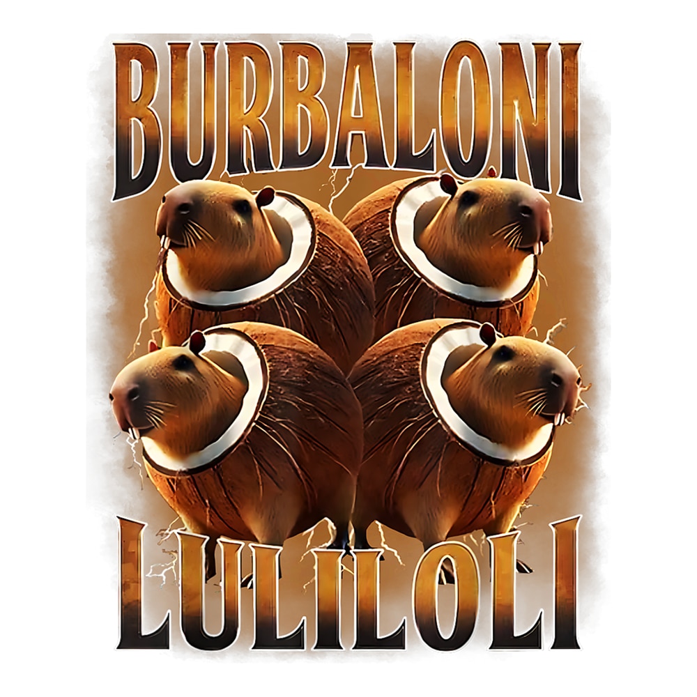 Sticker Tralalero Tralala Burbaloni Luliloli Italian Brain Rot Capybara ...