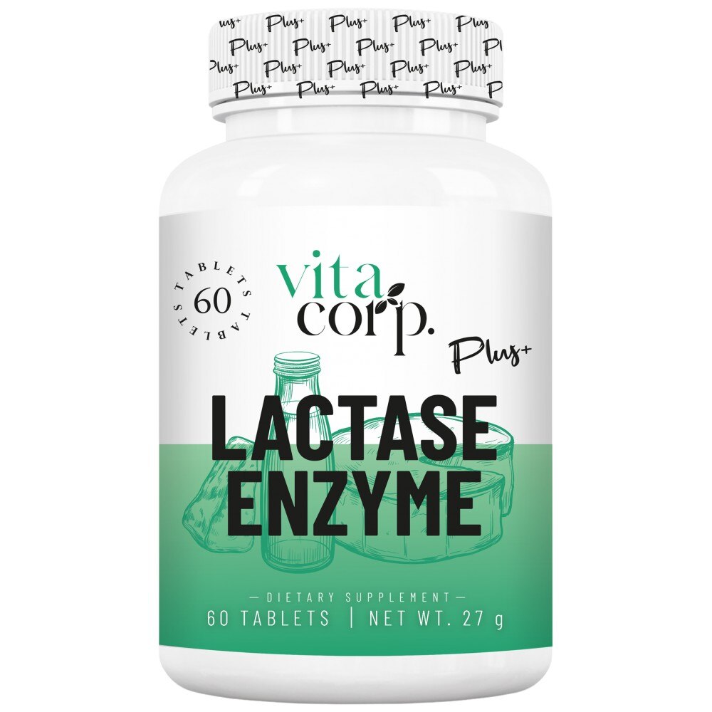 Supliment alimentar cu enzima lactaza VitaCorp, 60 de comprimate - eMAG.ro