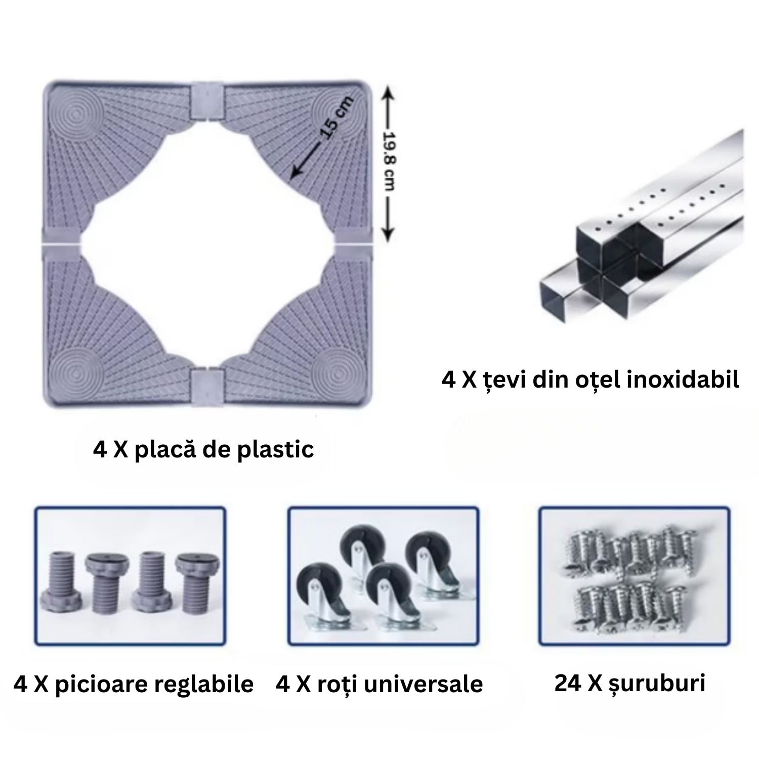Suport pentru masina de spalat, frigider, aragaz, rafturi, Simply Joy ...