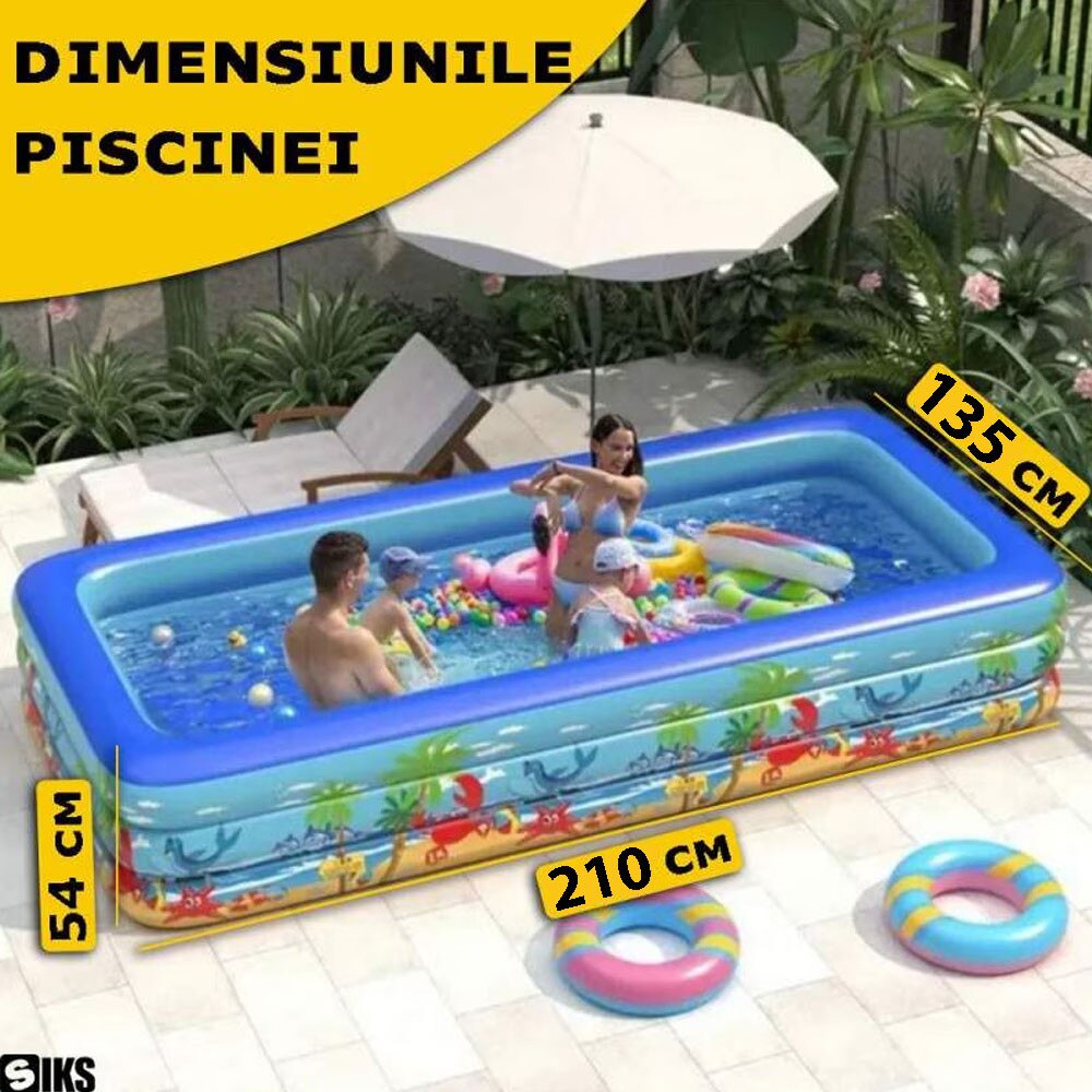 Piscina Gonflabila De Exterior / Gradina SIKS Pentru Adulti Sau Copii ...