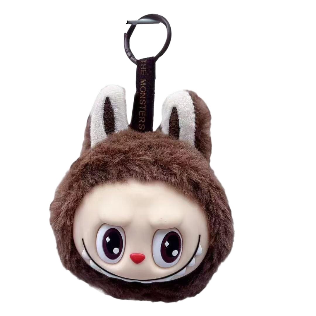 Labubu, második generáció, plüss játék, barna, 17 cm - eMAG.hu