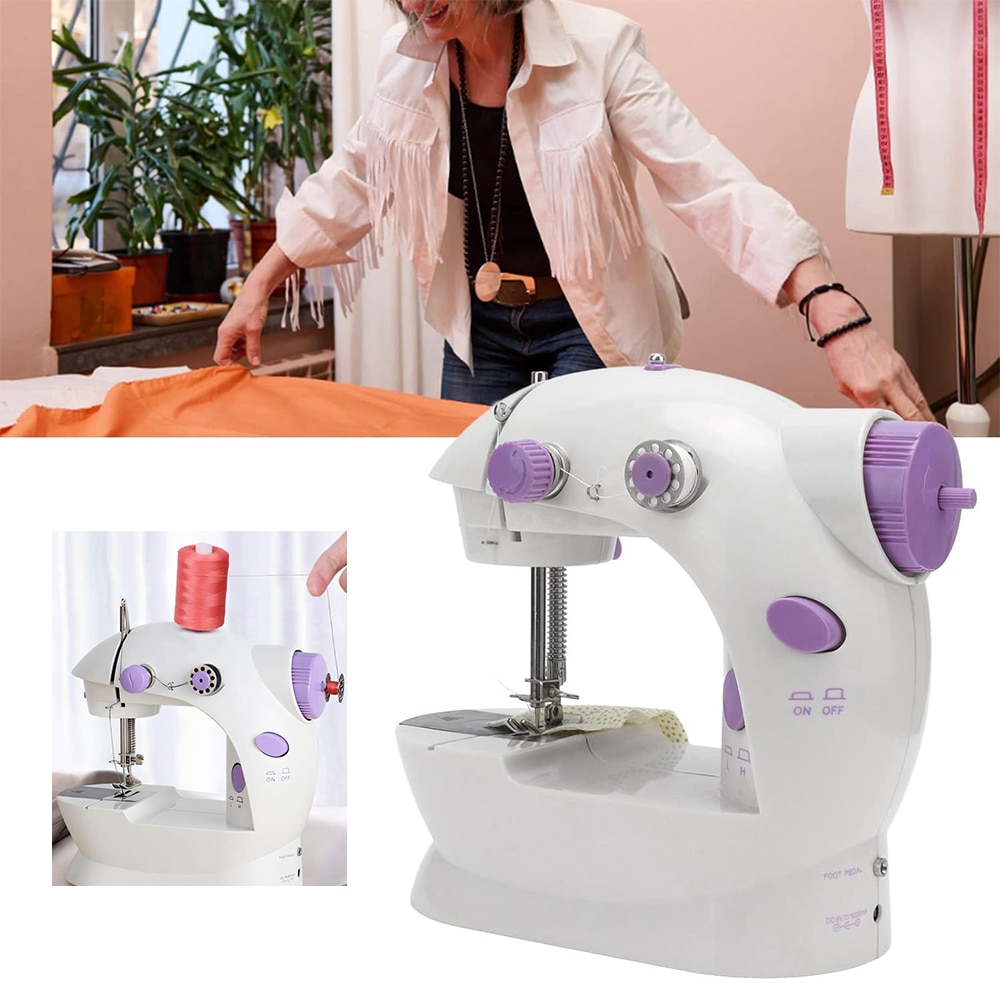 Masina de cusut mini, Mini Masina de Cusut Portabila, cu accesorii ...