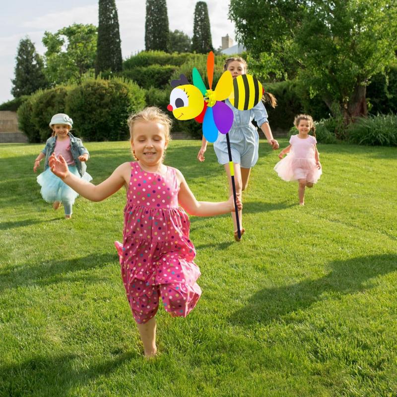 Set 2 mori de vant pentru copii, morisca de vant colorata, jucarii ...