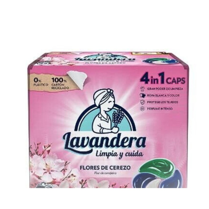 Detergent capsule Lavandera Flores de Cerezo, 10buc - eMAG.ro