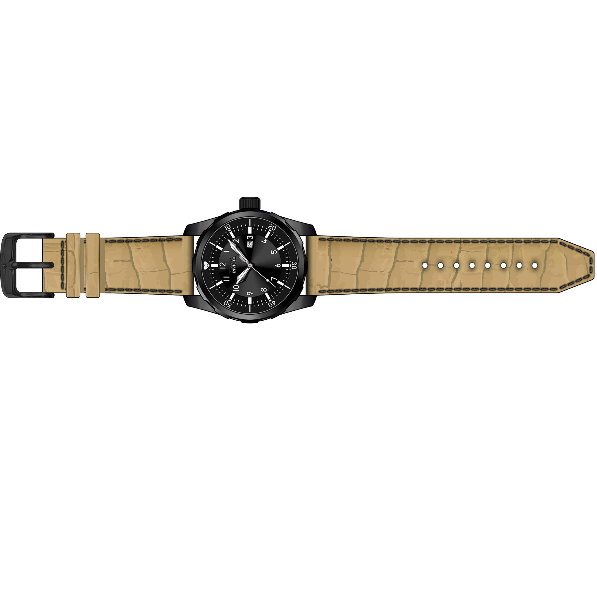 Ceas barbatesc INVICTA Aviator 19566, quartz, otel, 100m - eMAG.ro