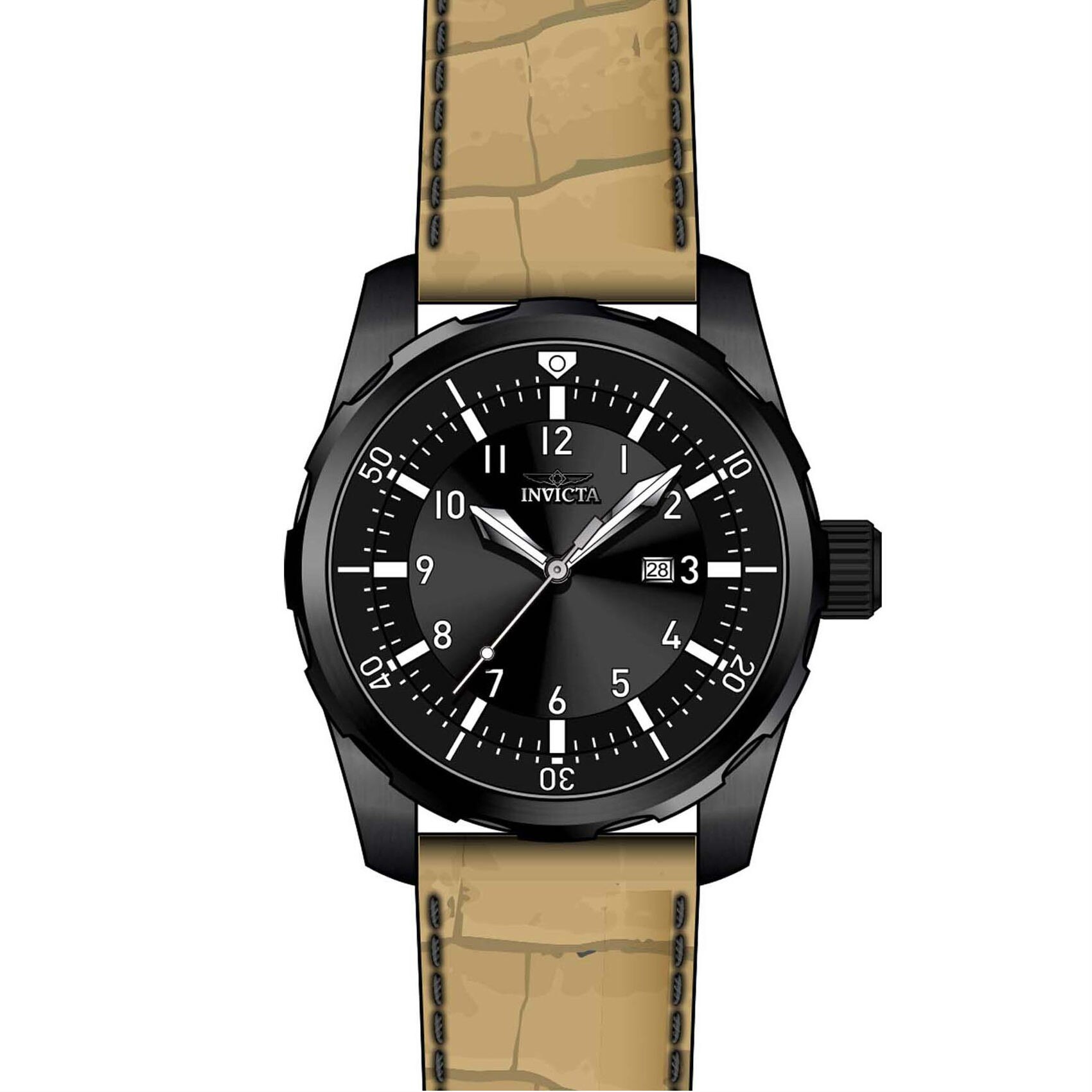 Ceas barbatesc INVICTA Aviator 19566, quartz, otel, 100m - eMAG.ro