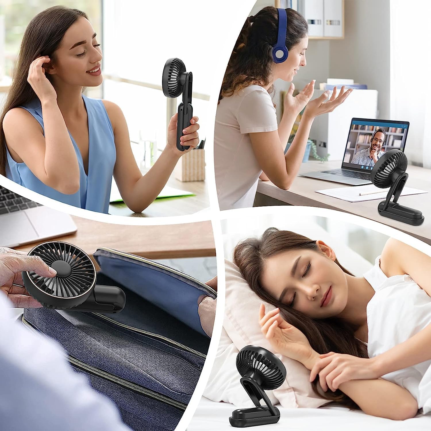 Ventilator Ultra Portabil, lynker, Ventilator USB, Mini Ventilator portabil pliabil mic ...