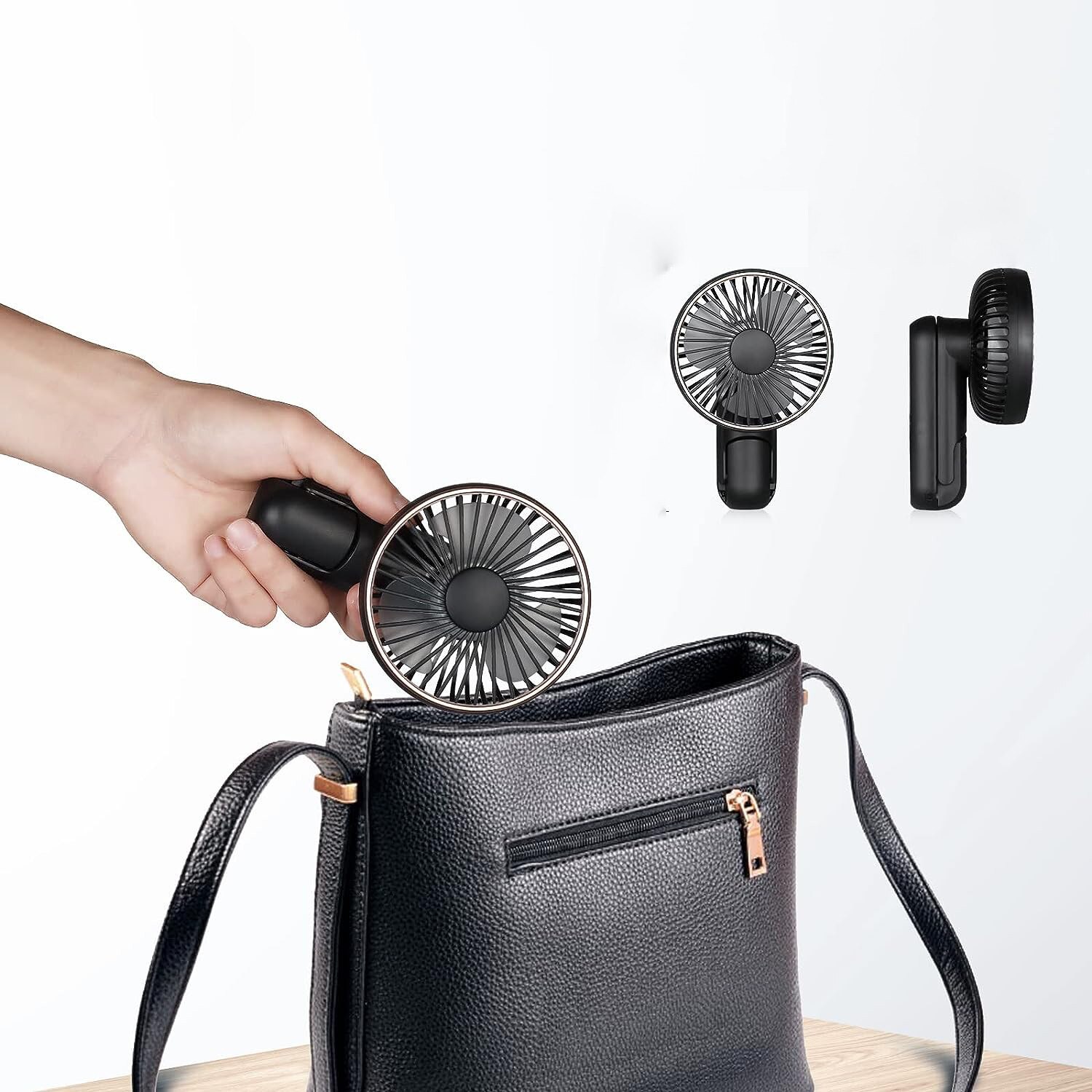 Ventilator Ultra Portabil, lynker, Ventilator USB, Mini Ventilator portabil pliabil mic ...