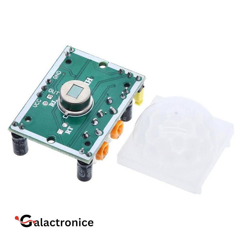 Senzor de miscare cu infrarosu HC-SR501, compatibil Arduino/Raspberry ...