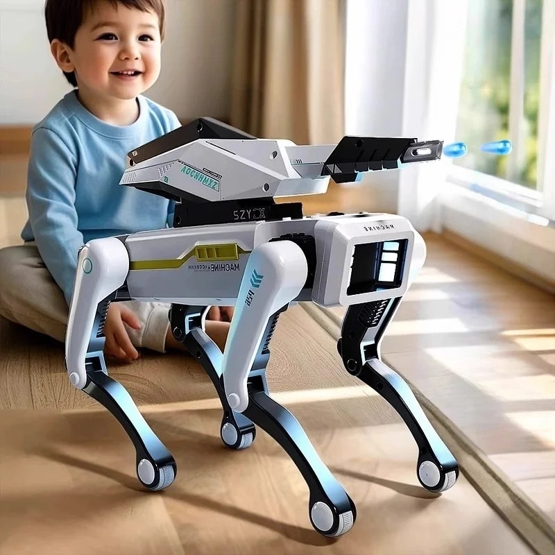 Robot Caine Inteligent iUni 8006 cu Bile din Hidrogel, Expandabile in ...