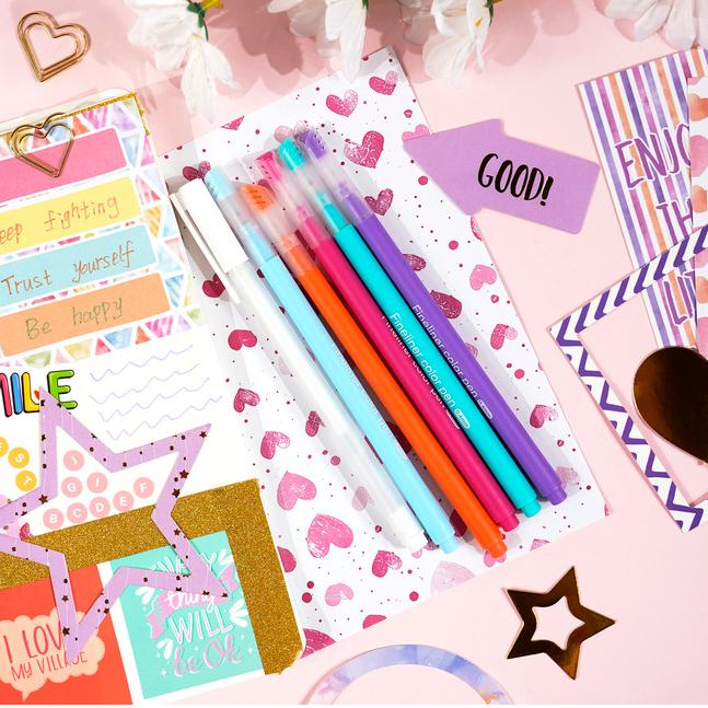 Set Creativ Jurnal DIY - 94 Piese (Caiet, Stickere, Creioane) Cadou ...