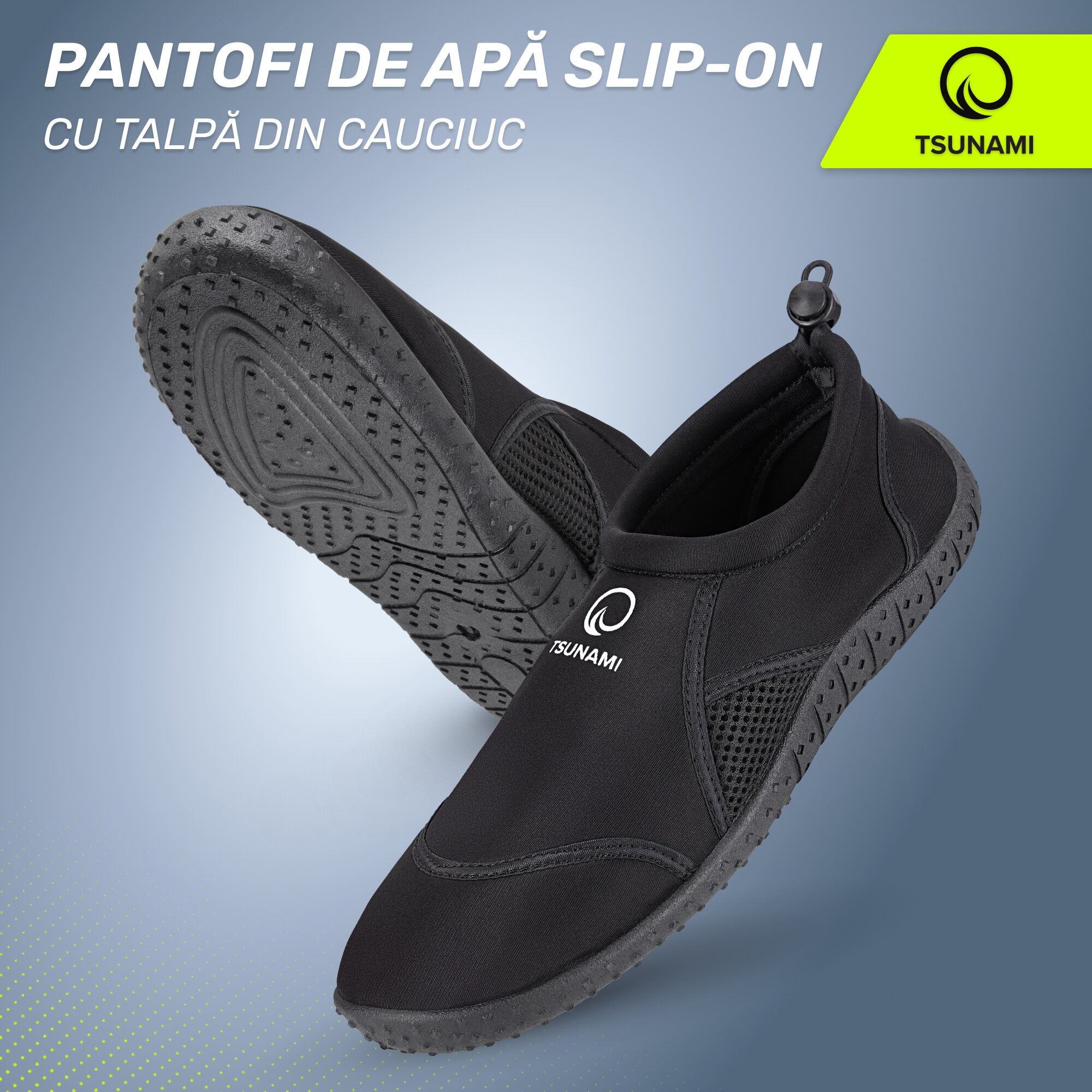 Incaltaminte inot, TSUNAMI, slip-on, marimea 43, lungimea talpii 28,9 ...