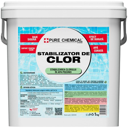 Stabilizator de clor, Chosa, granule, eficient, cu actiune rapida ...