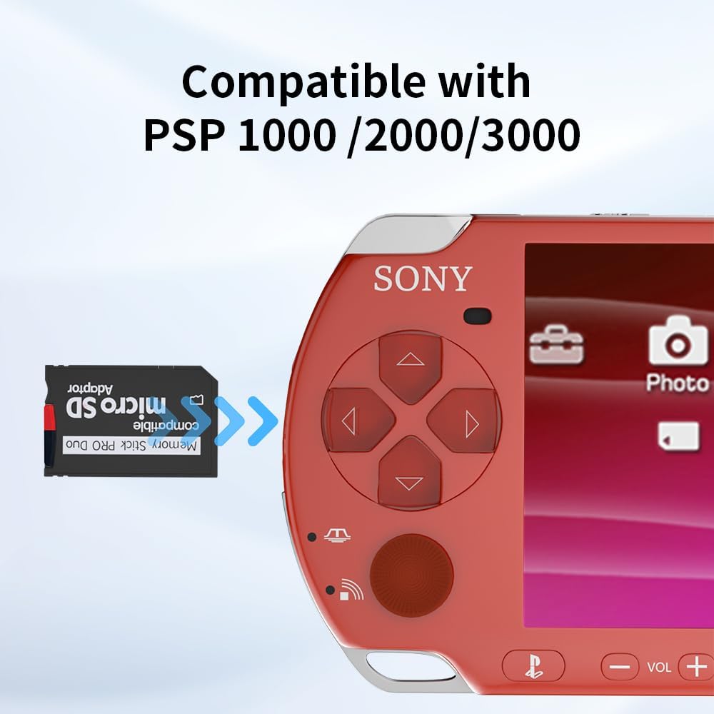 Adaptor card de memorie micro SD la Memory Stick Pro Duo, PsAyl ...