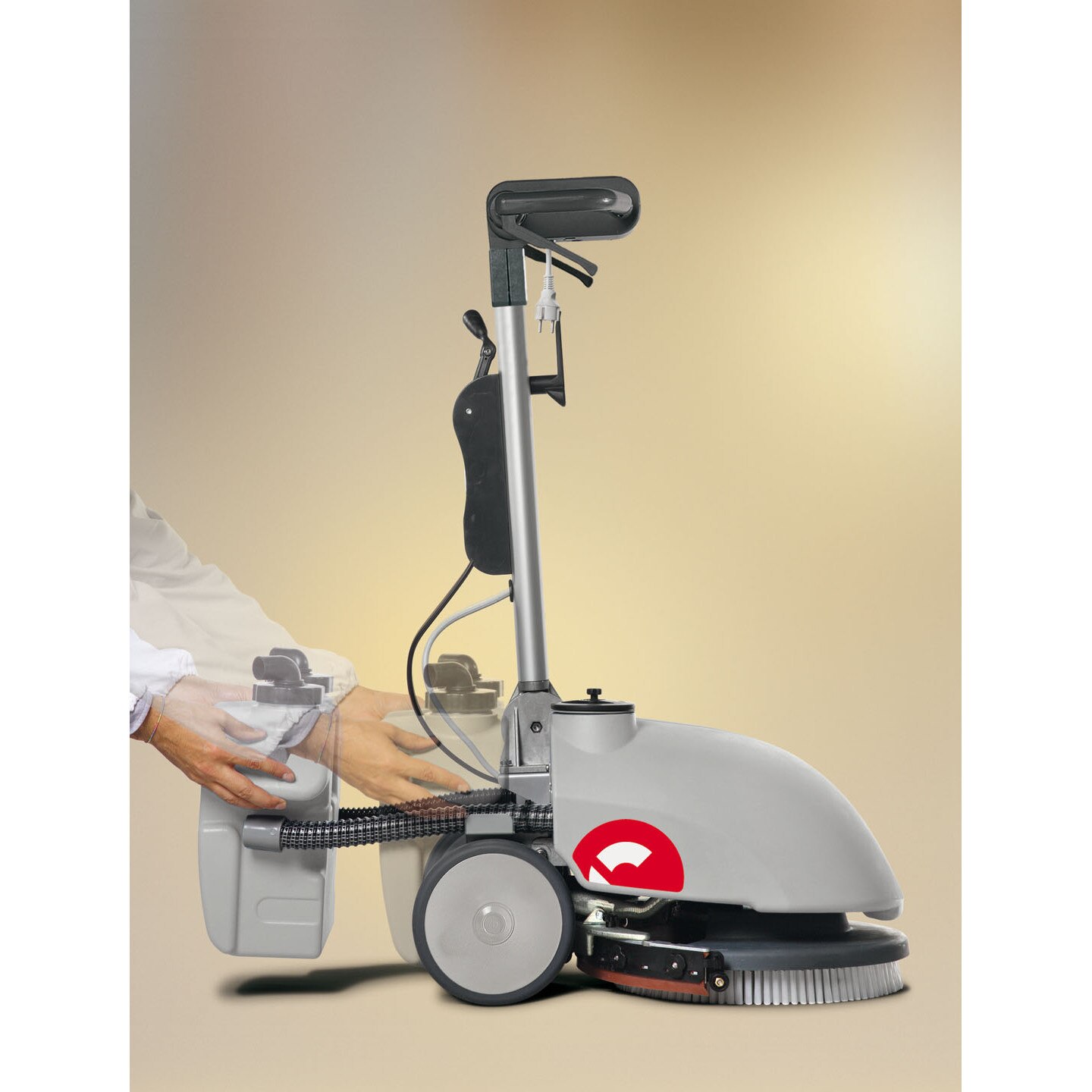 Masina de spalat si aspirat pardoseli COMAC VISPA 35E complet echipata ...