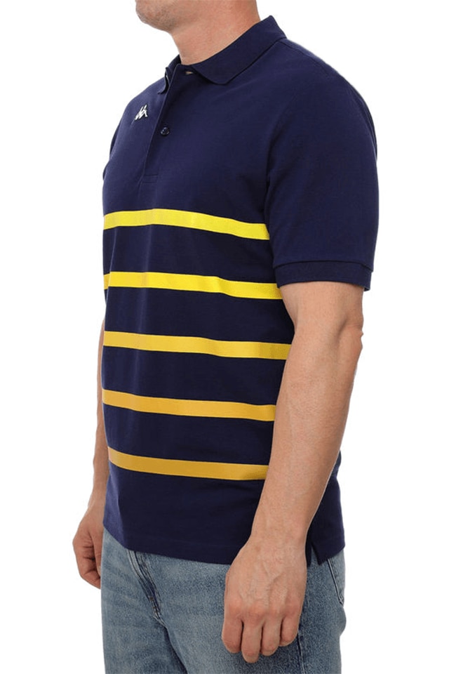 Tricou Polo regular fit din 100% bumbac pique cu logo, Kappa, barbati ...