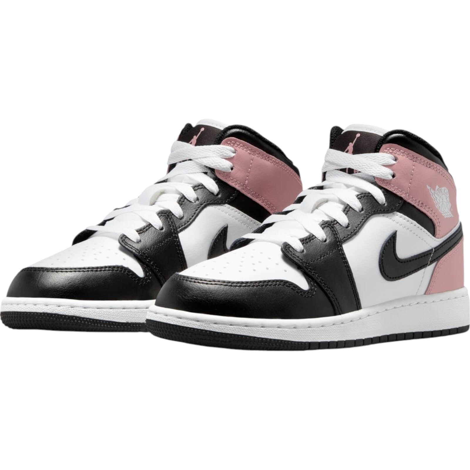 Pantofi sport Jordan Air Jordan 1 Mid BG Alb Negru Roz 38 EU - eMAG.ro