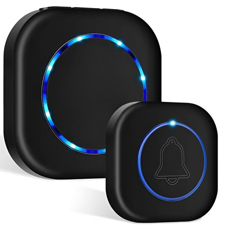 Sonerie wireless Nextia B10BK-1, pentru usa poarta, digitala, cu ...