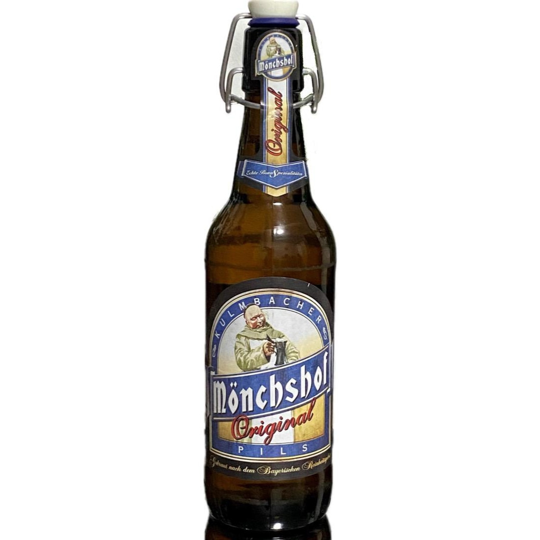 Set bere germana, MONCHSHOF ORIGINAL PILS blonda, 4.9 % alcool, 500 ml ...