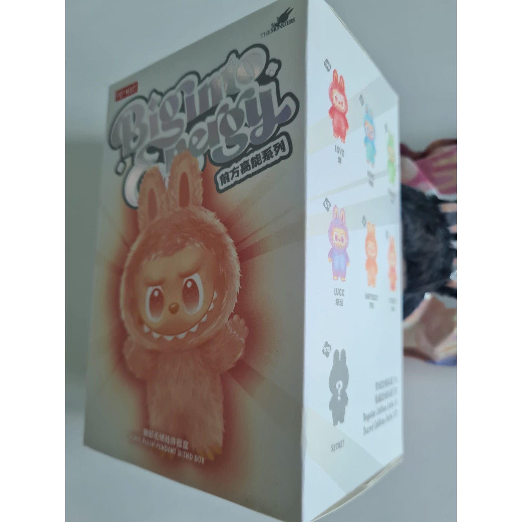 Jucarie de plus premium Breloc Labubu de colectie, Big Into Energy ...