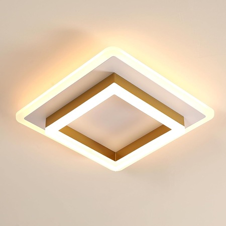 Lampa de tavan LED moderna, Toolight,30W, 3375LM, Aurie, Lumina Calda ...
