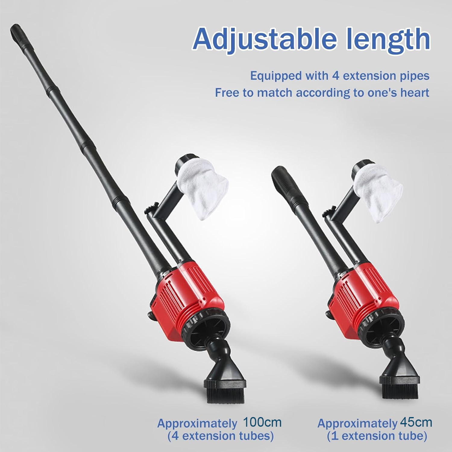Aspirator Nisip Acvariu Electric, Retractabil 45-100cm, 1800 L/H, 28W ...