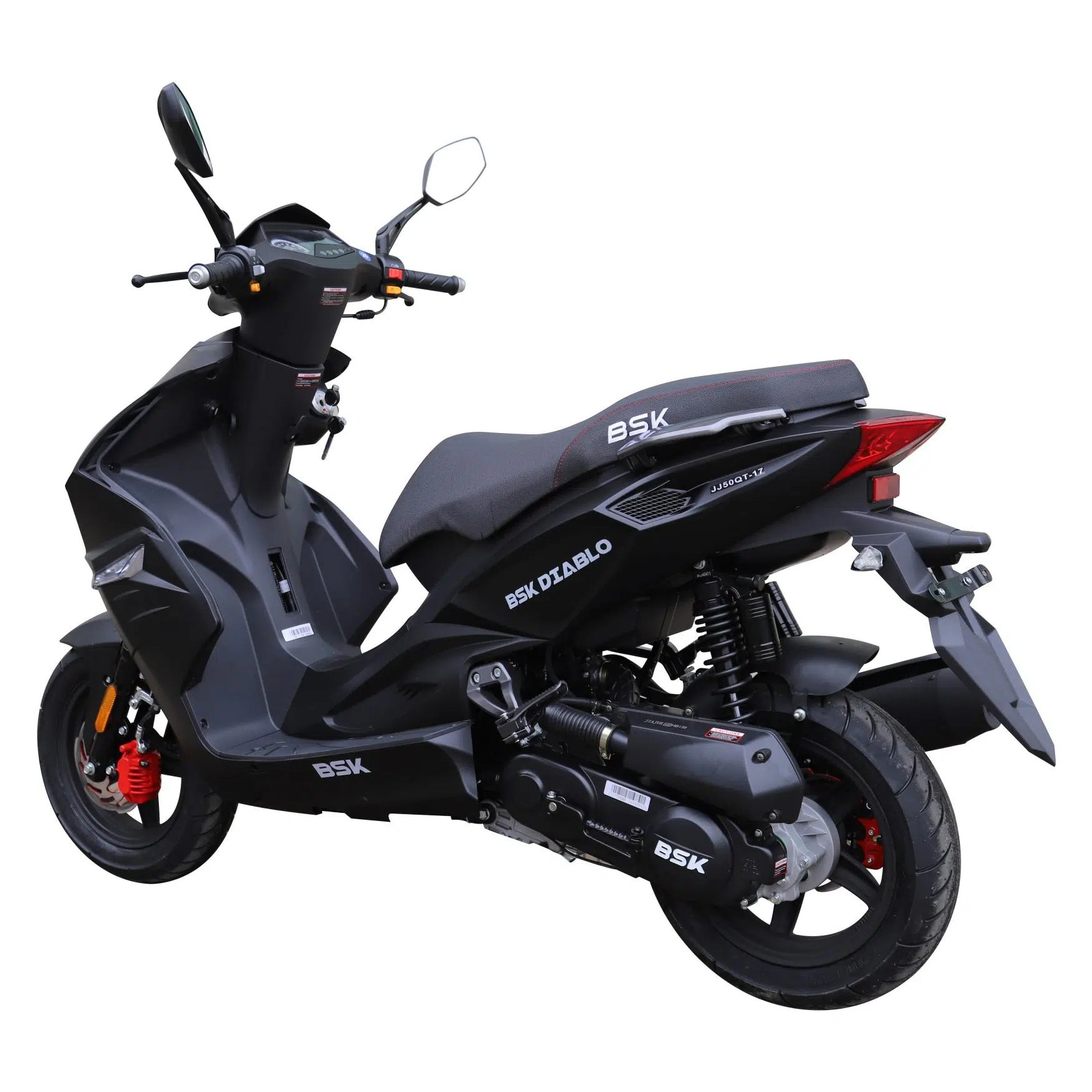 Scuter benzina, motor 49CC, model Diablo, culoare negru, CIV inclus ...